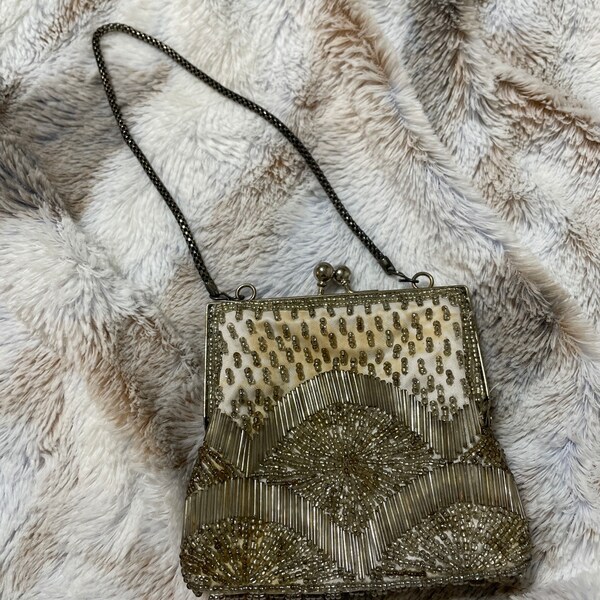 Vintage Beaded Purse - Etsy