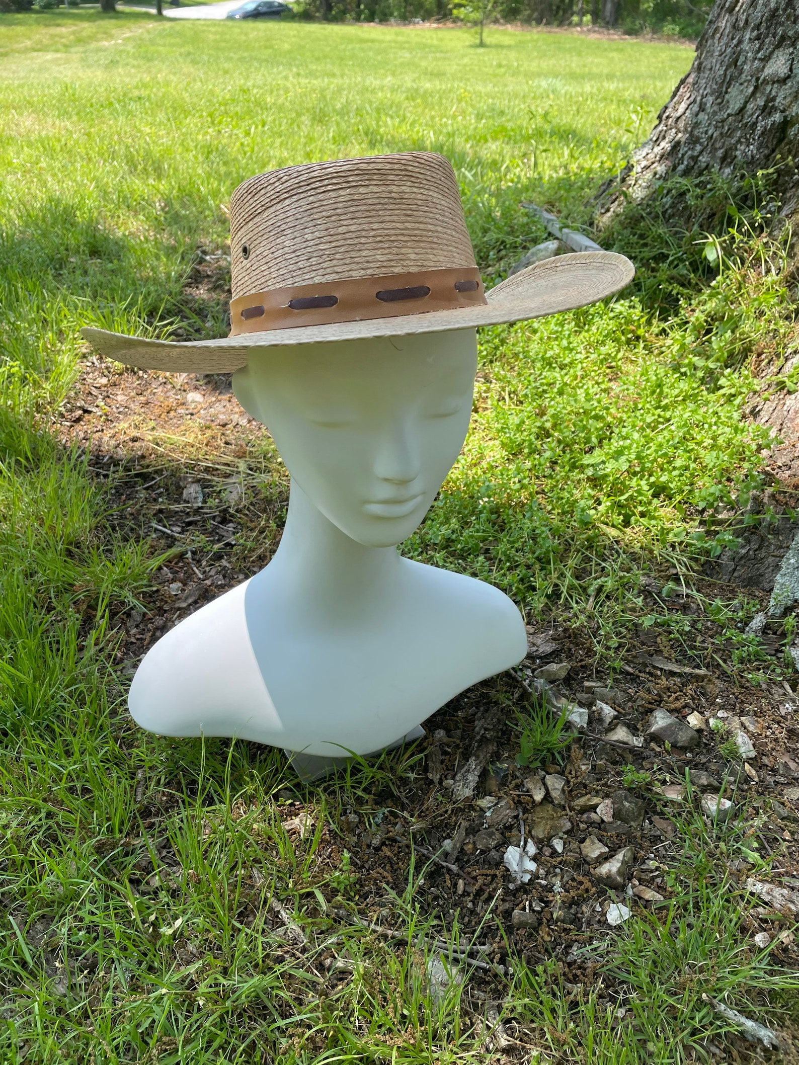 Vintage Straw Cowboy Hat - Etsy