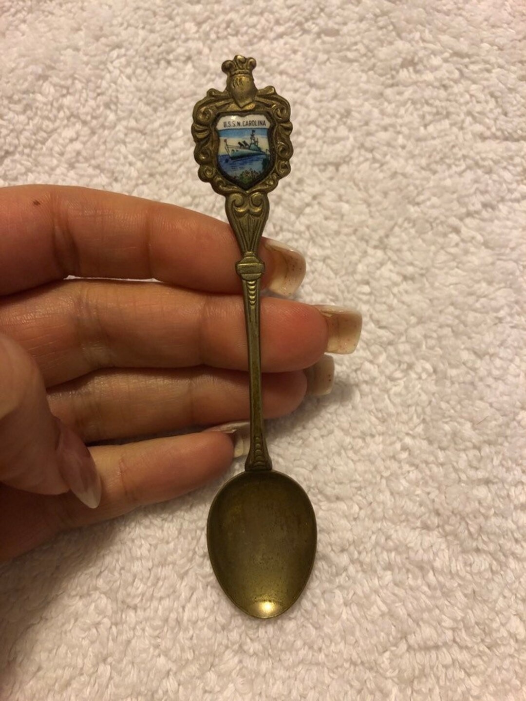 USS Carolina Souvenir Spoon - Etsy