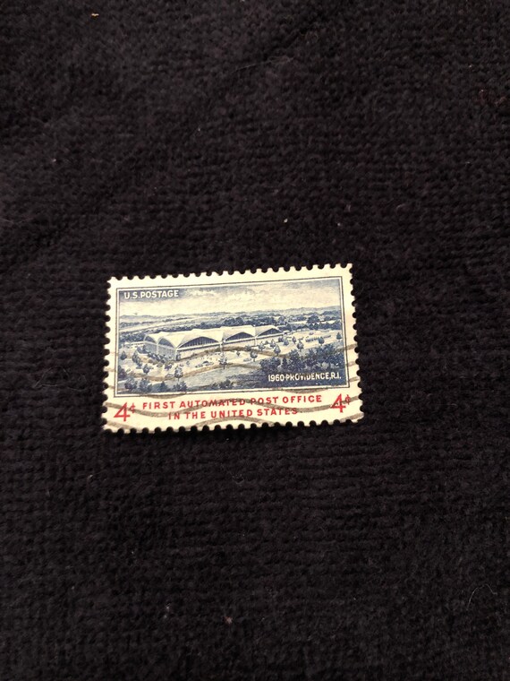 4 Cent First Automated Post Office Stamp - Etsy
