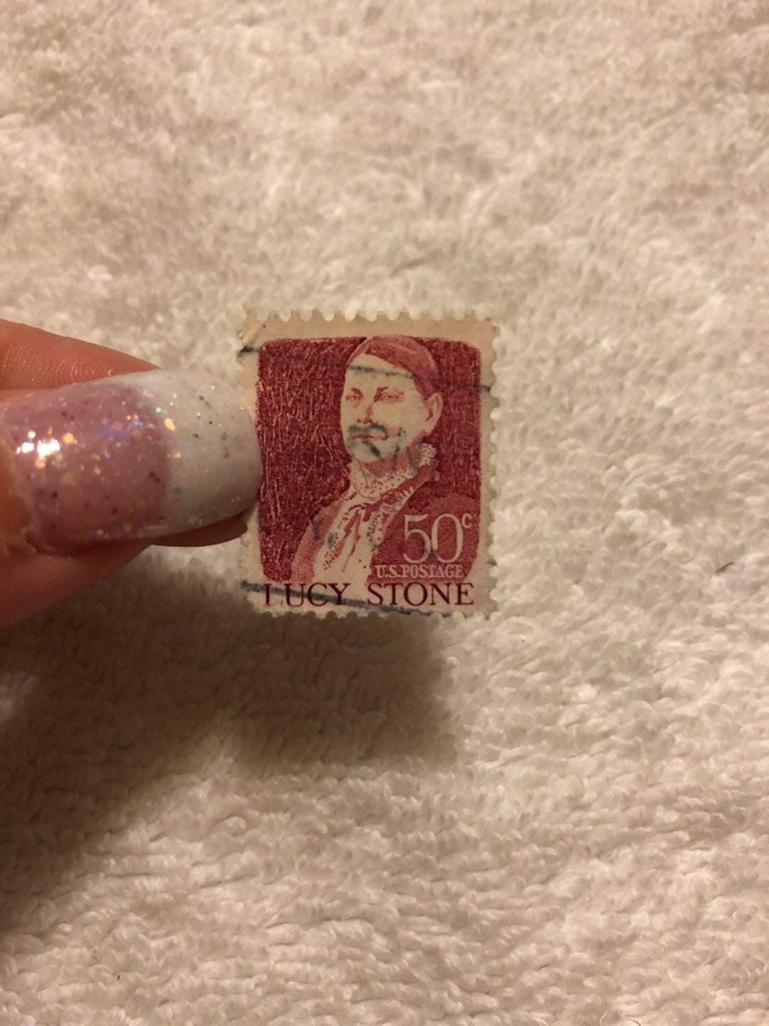 50 Cent Lucy Stone Stamp - Etsy