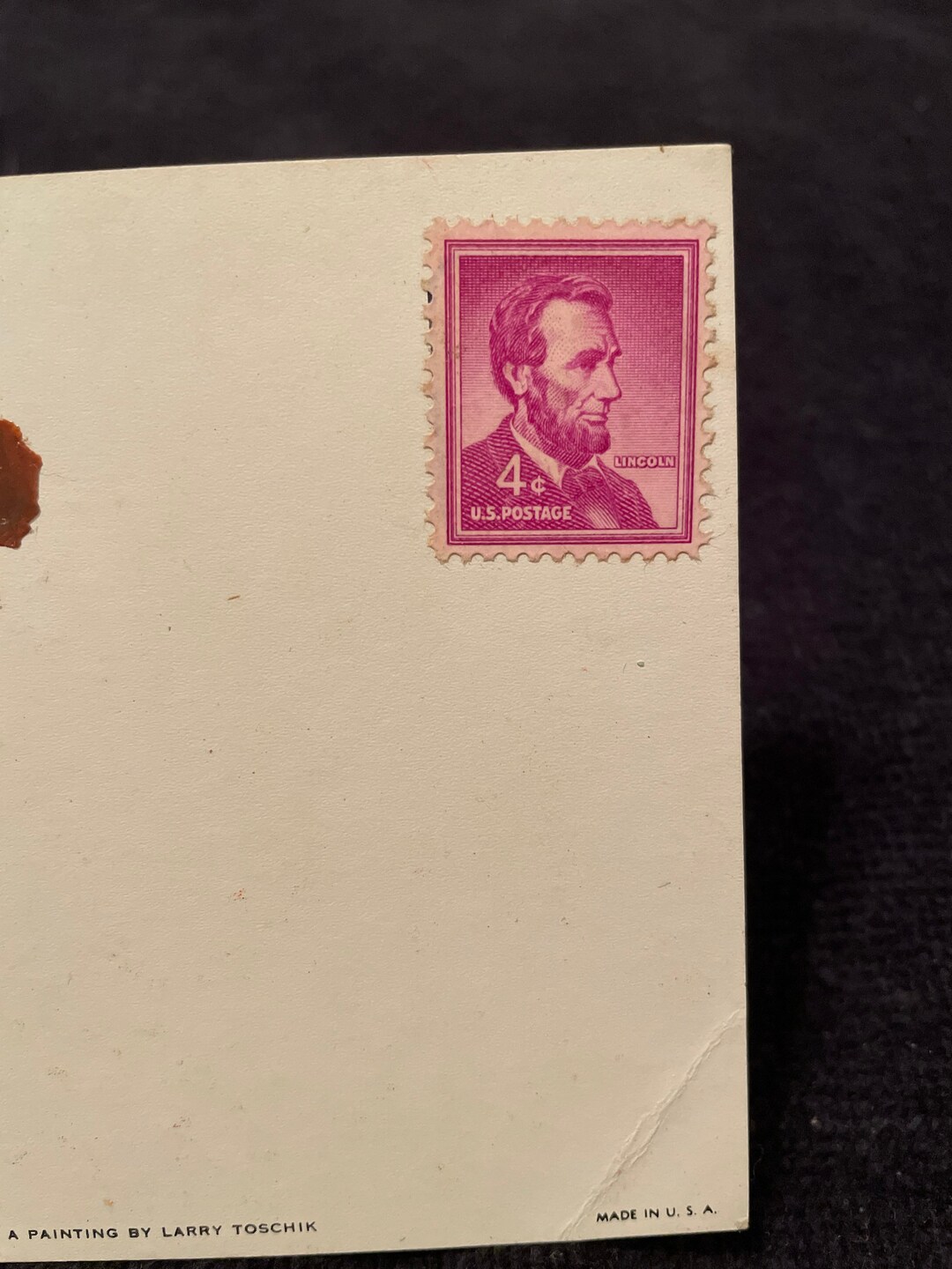 4 Cent Lincoln Stamp - Etsy