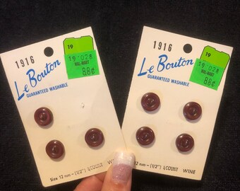 Maroon SILK VELVET Fabric Buttons Hand Made Buttons Set of - Etsy