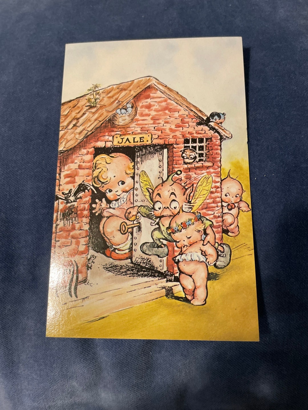 Vintage Kewpie Postcard - Etsy