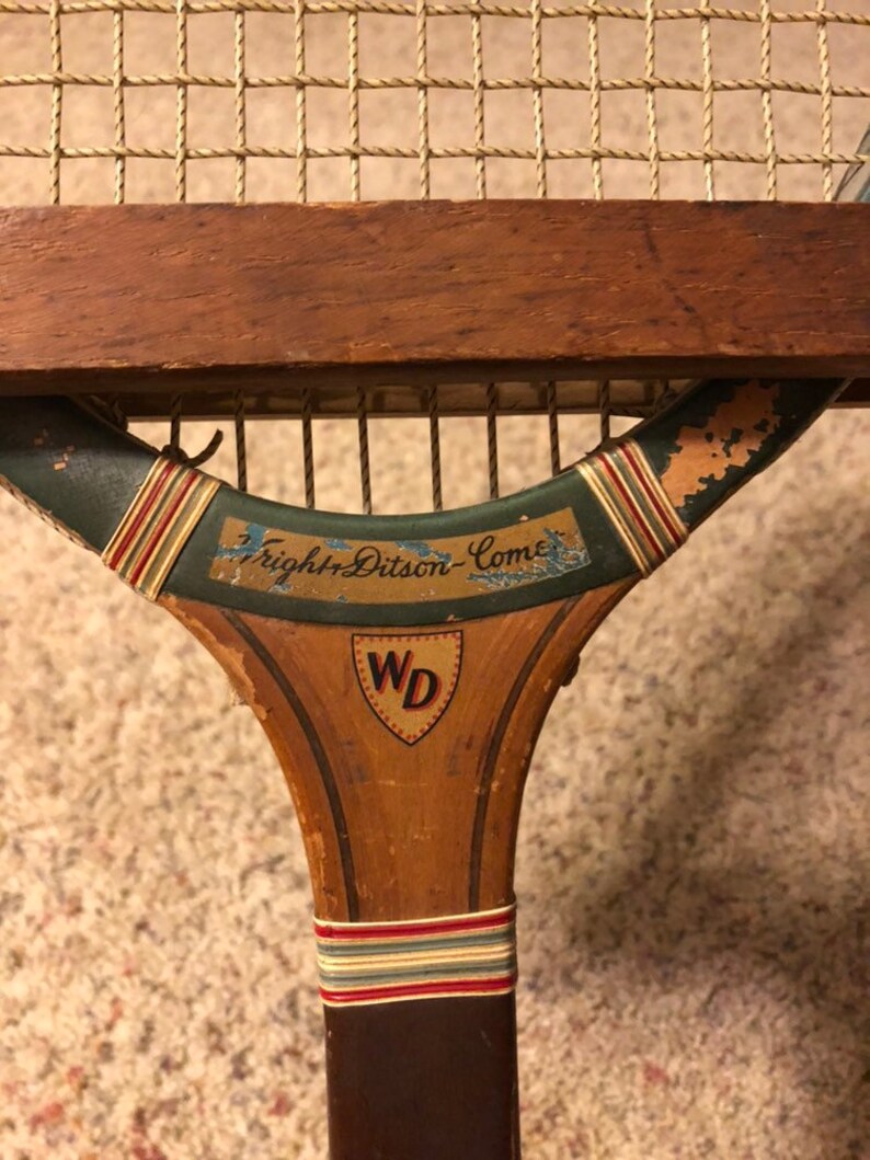 Wright Ditson Comet Tennis Racket - Etsy