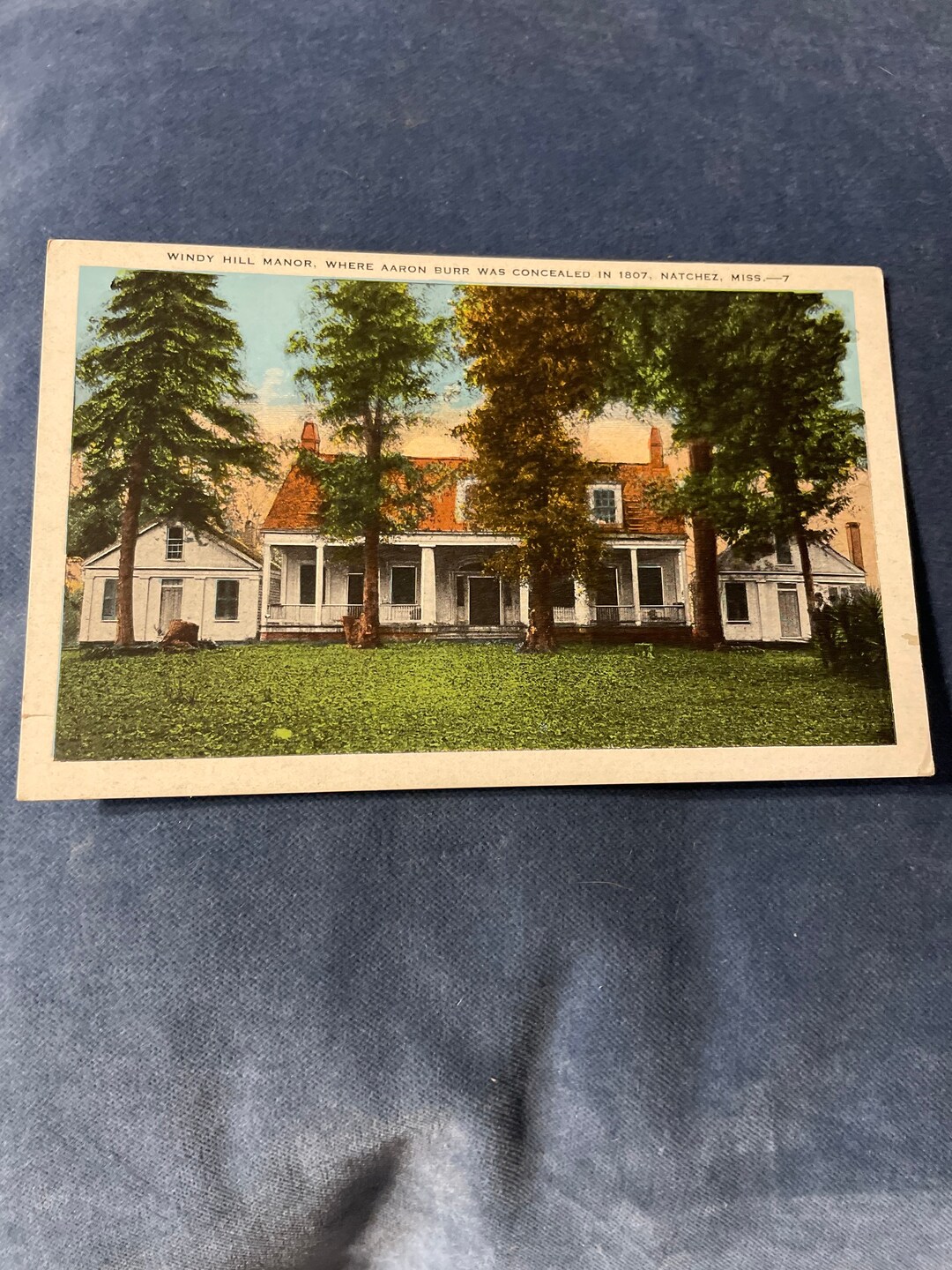 Vintage Windy Hill Manor Postcard - Etsy