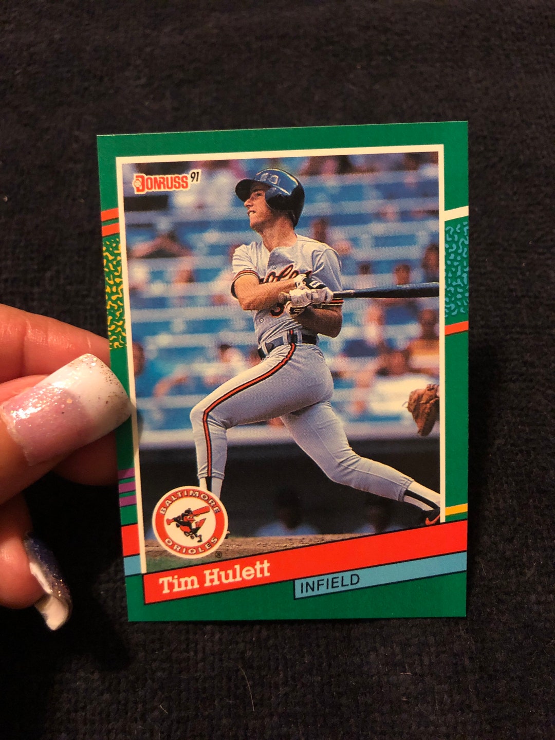 1991 Tim Hulett Baseball Card - Etsy