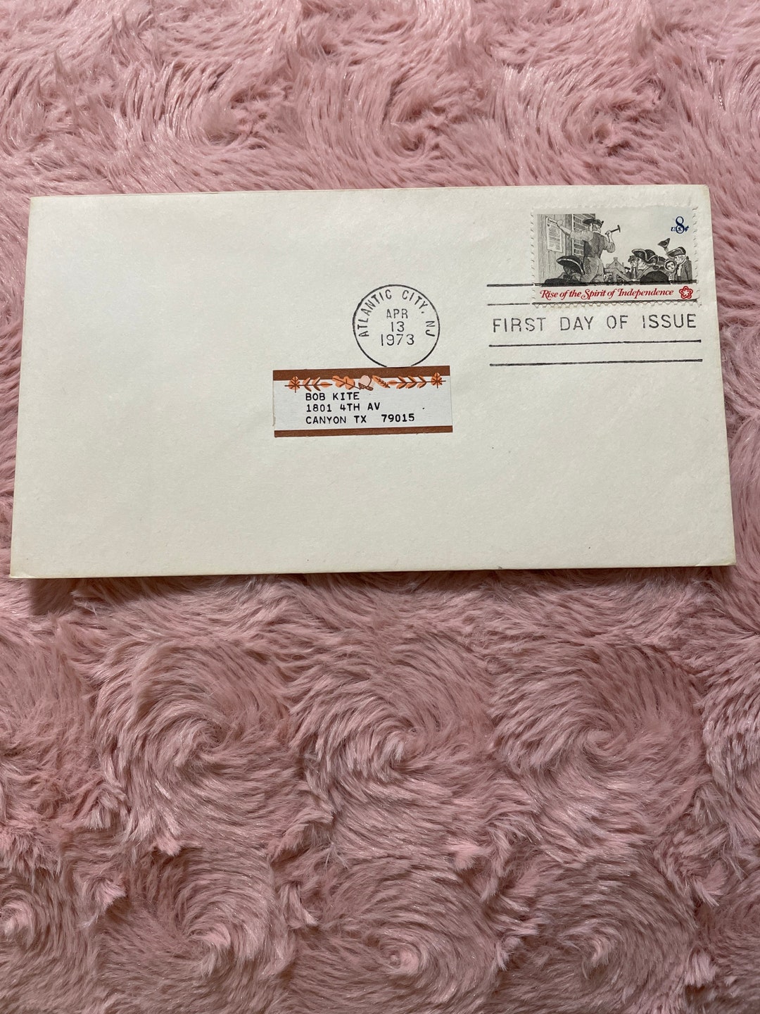 First Day of Issue Rise of the Spirit of Independence Stamp - Etsy