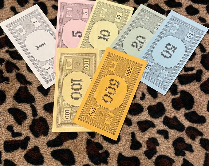 1960s Monopoly Money - Etsy