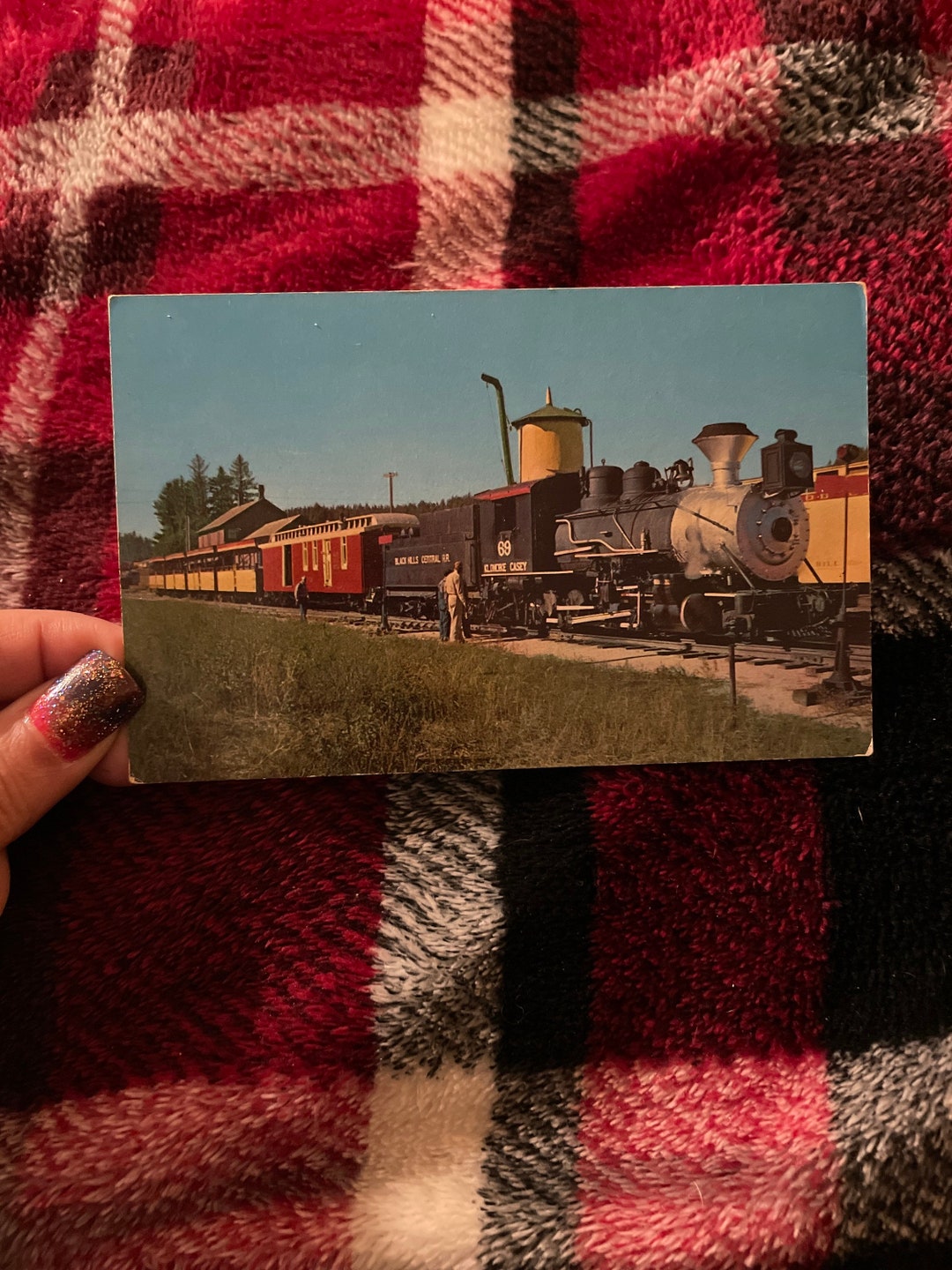 Vintage Narrow Gauge Train Postcard - Etsy