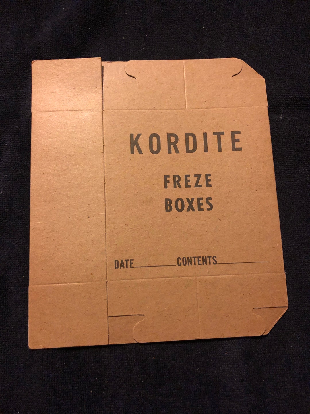 Unused Kordite Freze Box - Etsy