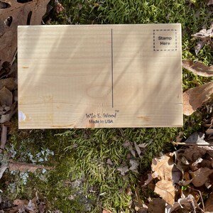 Wooden Cardinal Postcard - Etsy