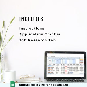 Job Application Tracker, Job Application Planner, Job Search Organizer ...