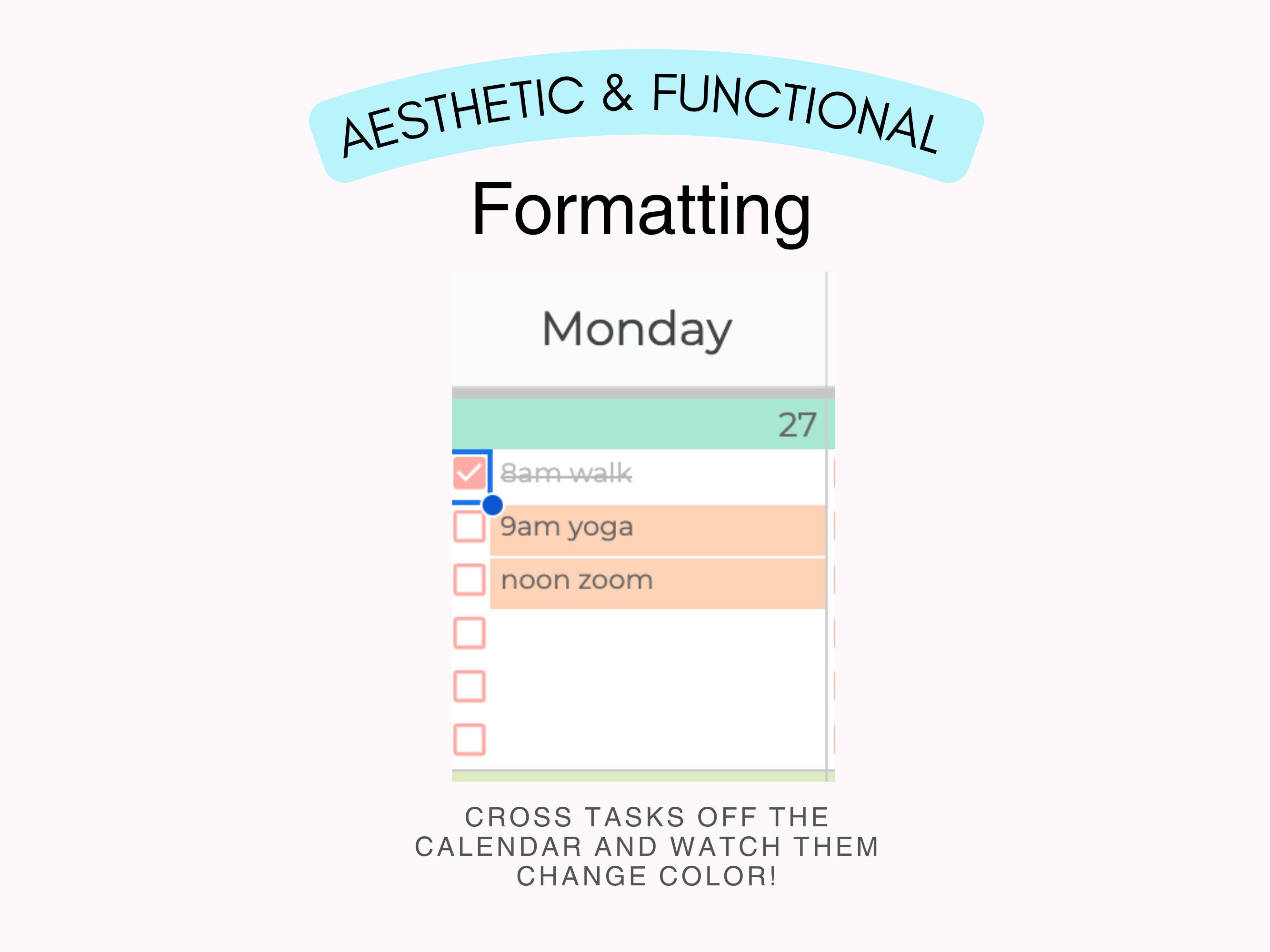 Digital Monthly Calendar 2025 Task Planner Google Sheets Editable ...
