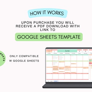 Digital Monthly Calendar 2025 Task Planner Google Sheets Editable ...