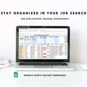 Job Application Tracker Google Sheets Job Planner Interview and Job ...