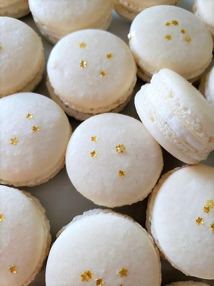 12 Gold Star French Macarons-twinkle Baby Shower Wedding | Etsy