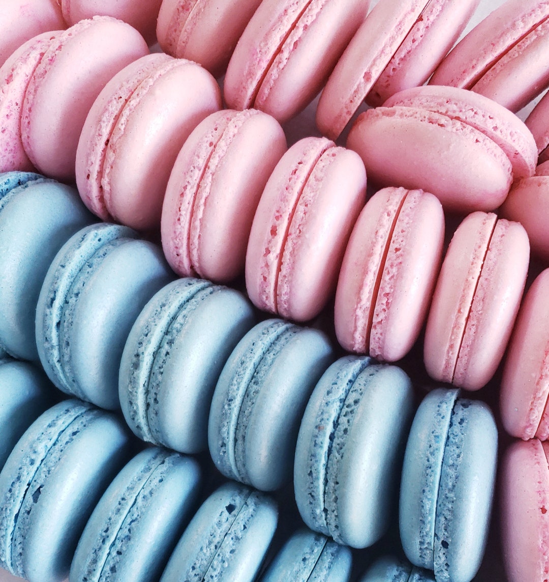 48 French Macaron Shells,no Fillingfor 24 Macaroonsbaby Shower,wedding ...