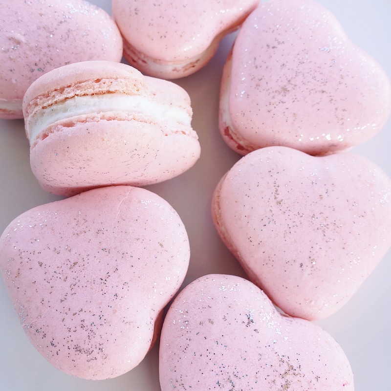 Heart Macaron - Etsy