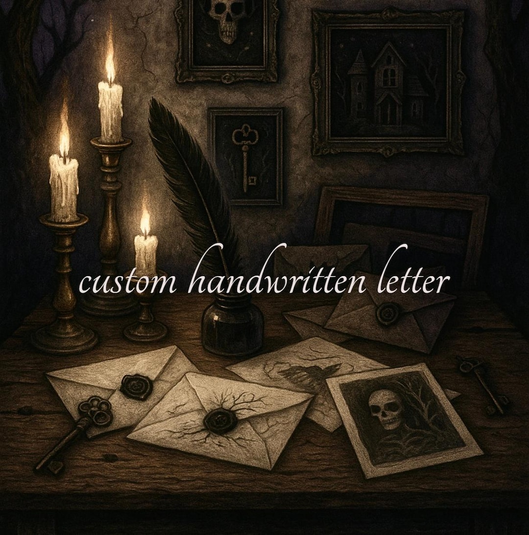 Handwritten Letters Spooky Notes Comfort Mail Fictional Messages ...