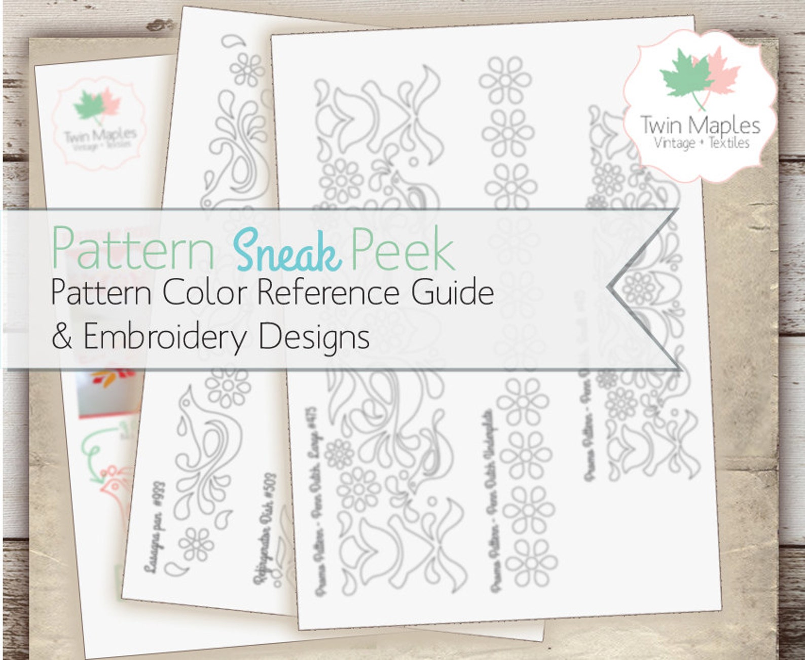 PYREX Embroidery Patterns (24 Individual Patterns) - Friendship ...