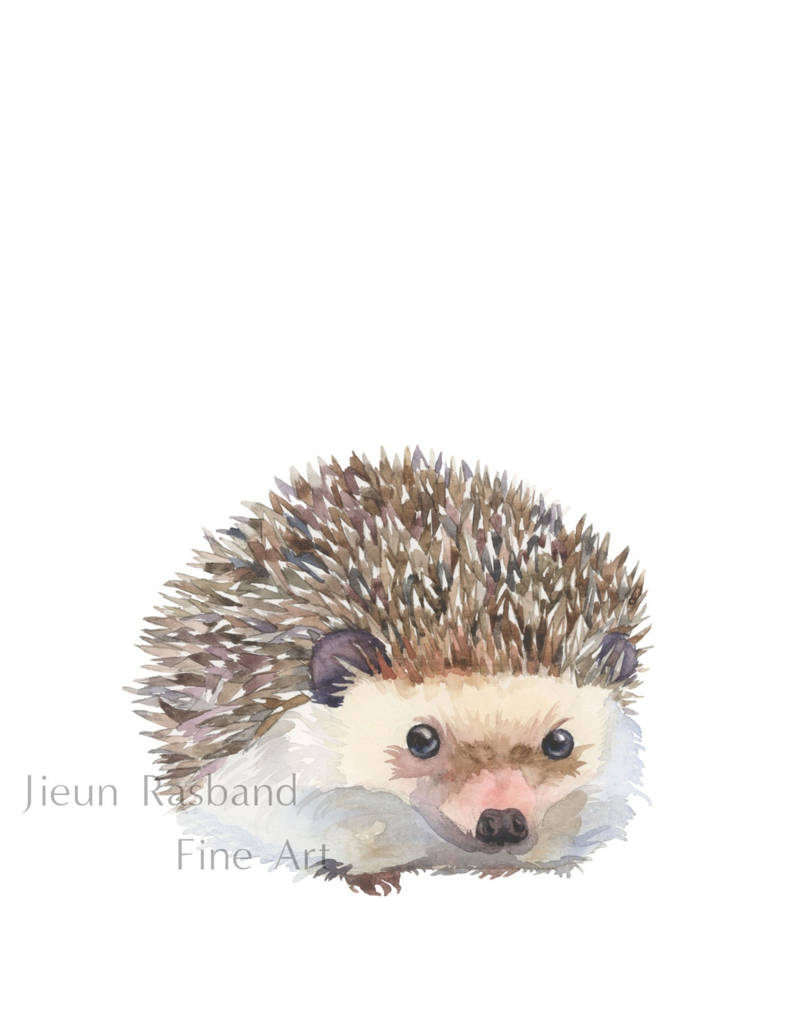 Baby Hedgehog instant Print, Printable Art, Animal Print Art,nursery ...
