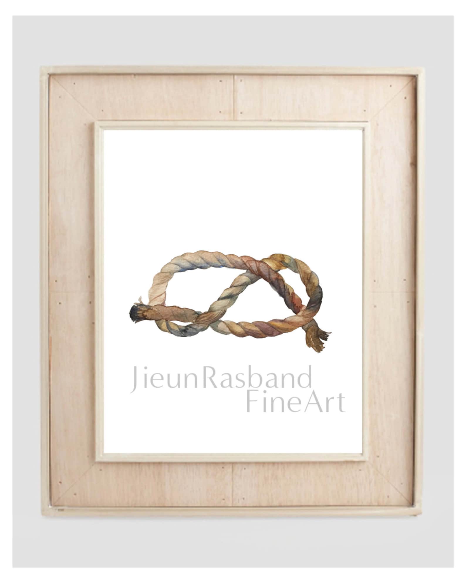 Rope- Printable Art, Nursery Decor, Wall Art, Rope Design, Rope ...