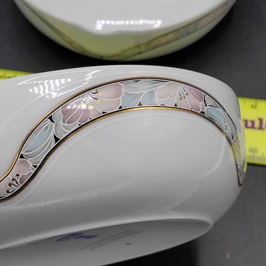 Kaiser Porcelain Made in Germany in the Domino Tovoli Pattern, 2 Bowls ...