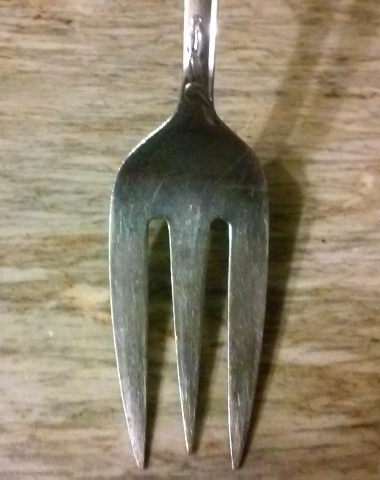 Vintage N.s.co Stainless Flatware /silverware Serving Fork - Etsy