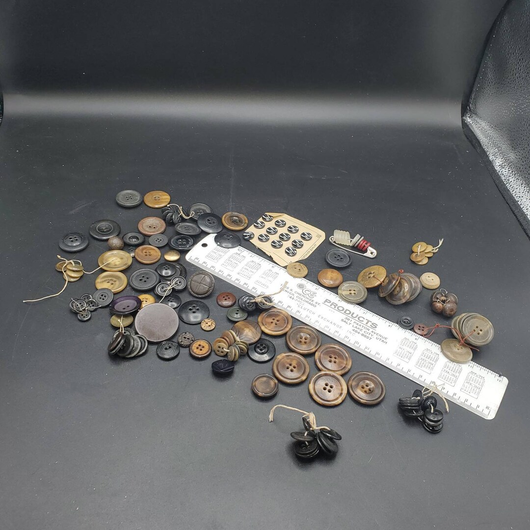 Antique Button Lot, Authentic Vintage Button Collection, Untested for ...