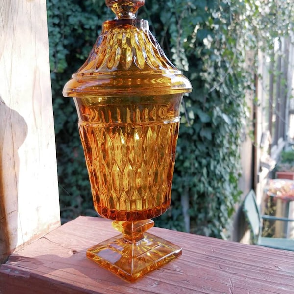 Amber Candy Dish - Etsy