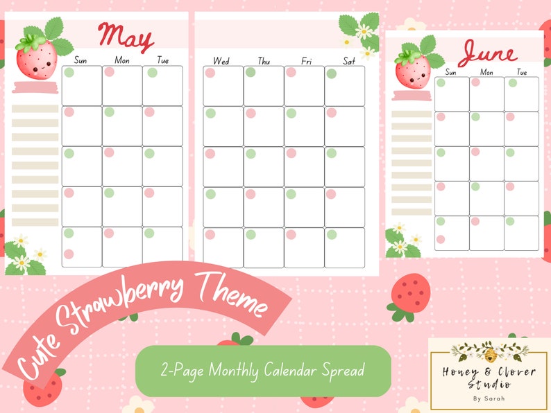 Printable Planner Pages Cute Planner Pages Cute Bullet Journal ...