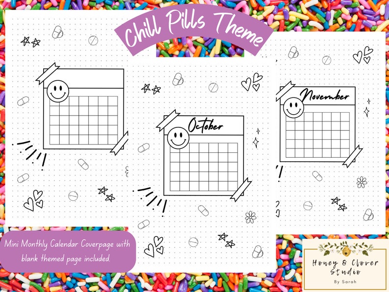 Bullet Journal Printables, Bullet Journal Theme, Habit Tracker, Chill ...