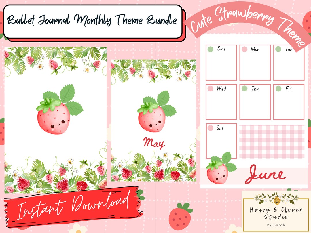 Printable Planner Pages Cute Planner Pages Cute Bullet Journal ...