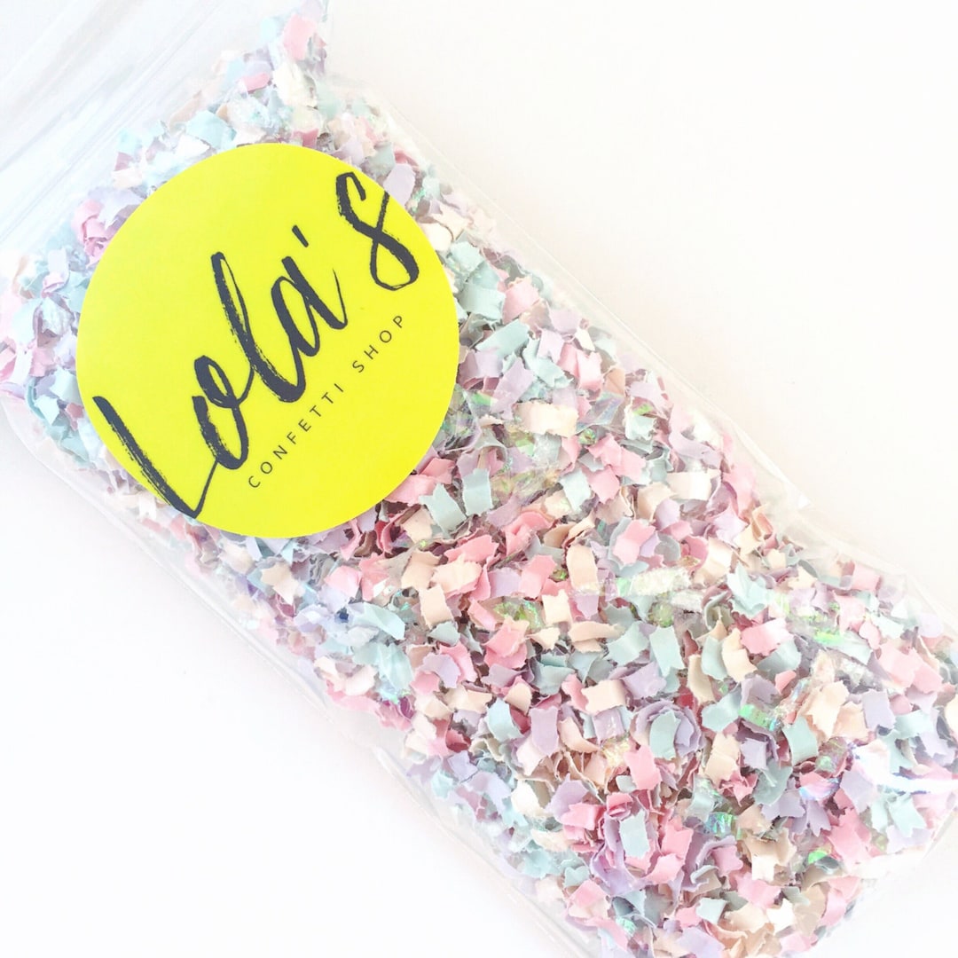 Colorful Confetti Pastel Confetti French Macaron Confetti - Etsy