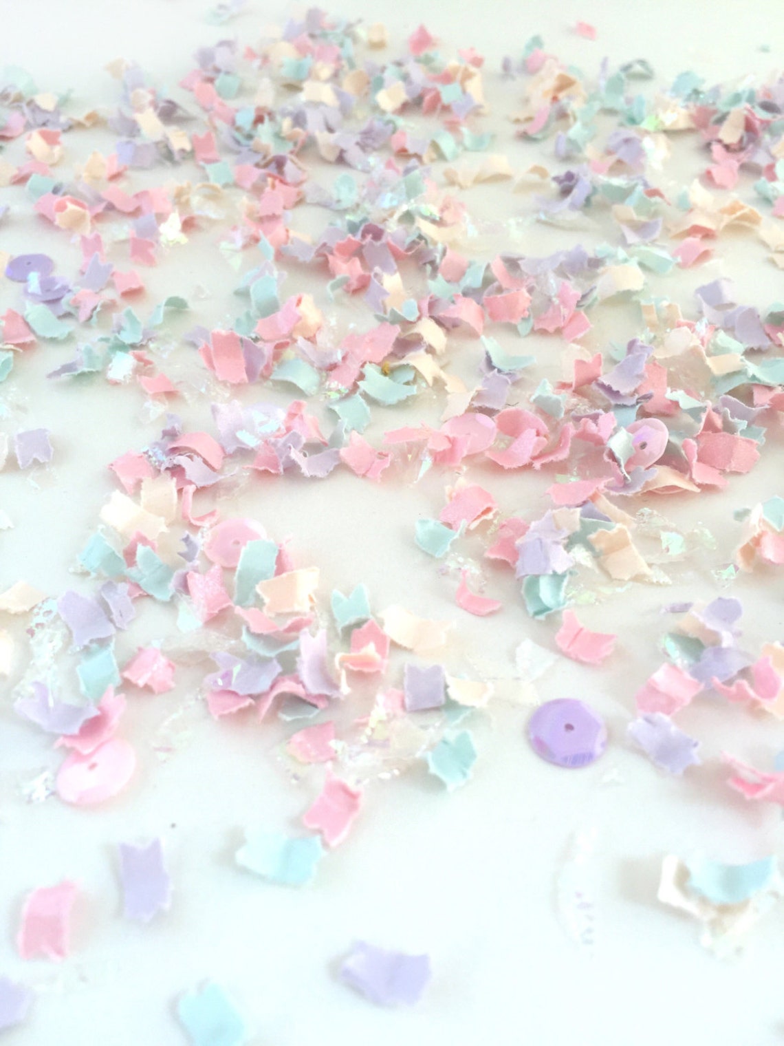 Colorful Confetti Pastel Confetti French Macaron Confetti | Etsy