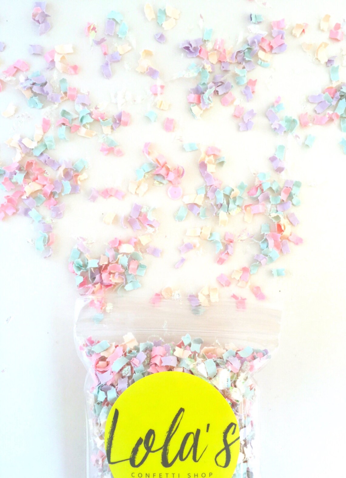 Colorful Confetti Pastel Confetti French Macaron Confetti | Etsy