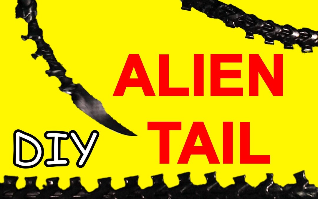 Alien Tail Ridges and Stinger Template for EVA Foam - Etsy