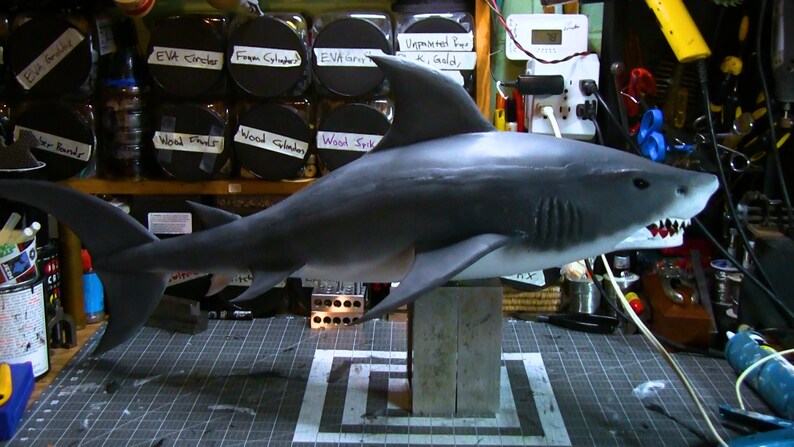 EVA Foam Shark Template - Etsy