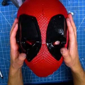 Deadpool Mask Template Pattern - Etsy