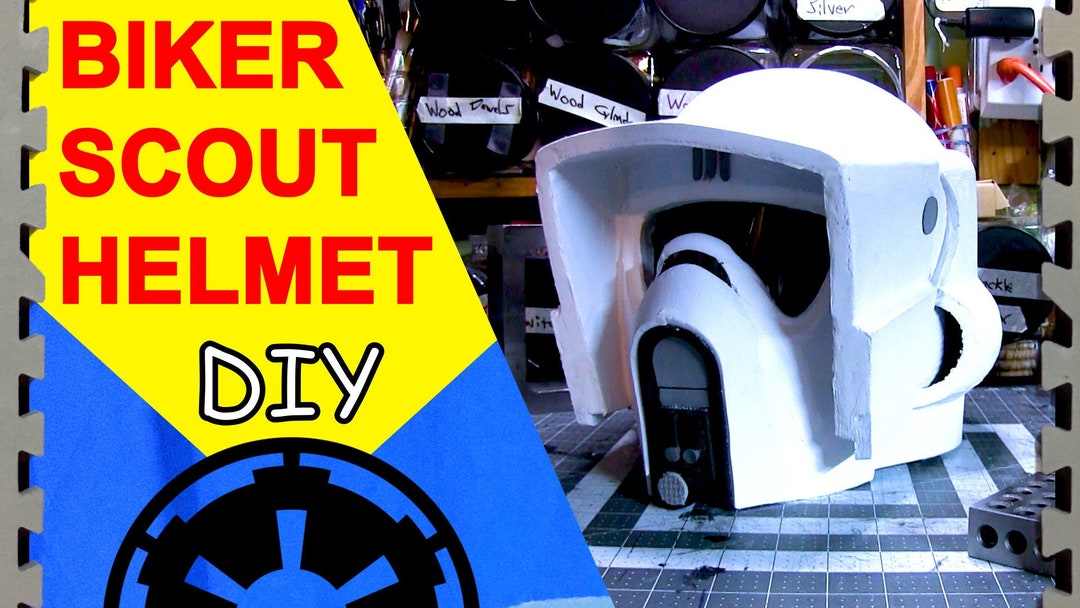 Star Wars Biker Scout Trooper Helmet Template EVA Foam - Etsy