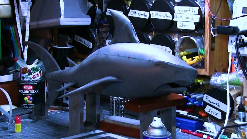 EVA Foam Shark Template - Etsy