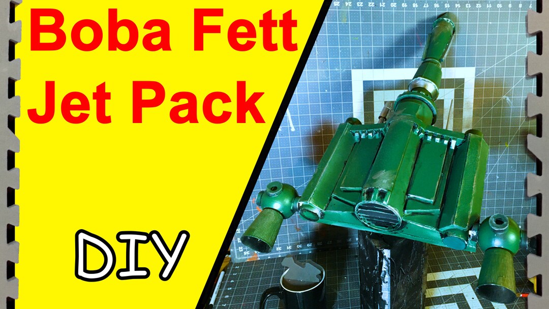 Boba Fett Mandalorian Jetpack Template - Etsy