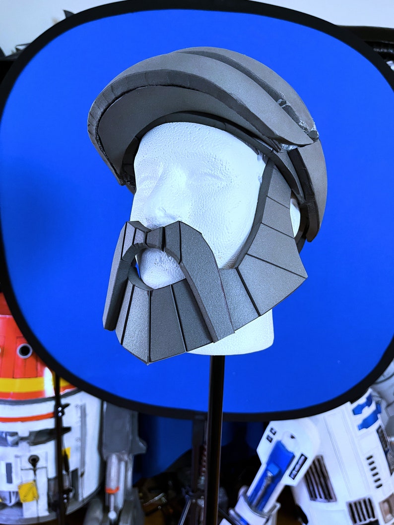 Obi-wan Kenobi Clone Wars Hair & Beard Template for Cosplay - Etsy