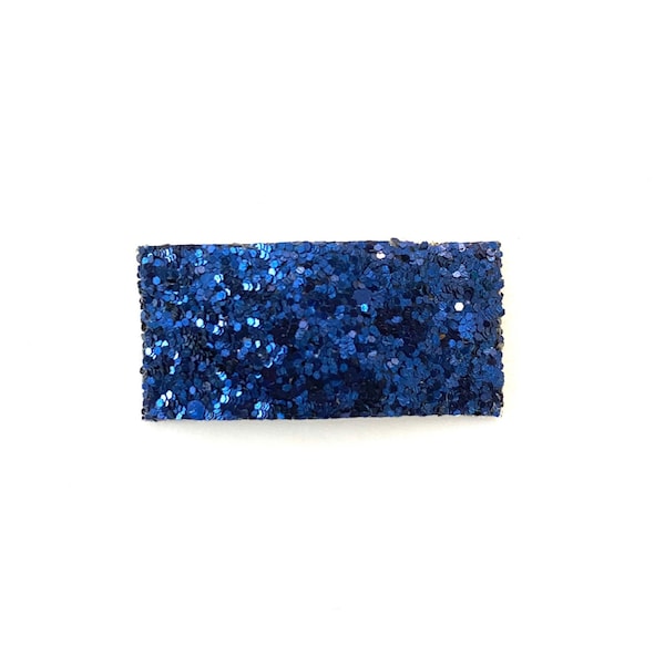 Navy Blue Hair Clip - Etsy