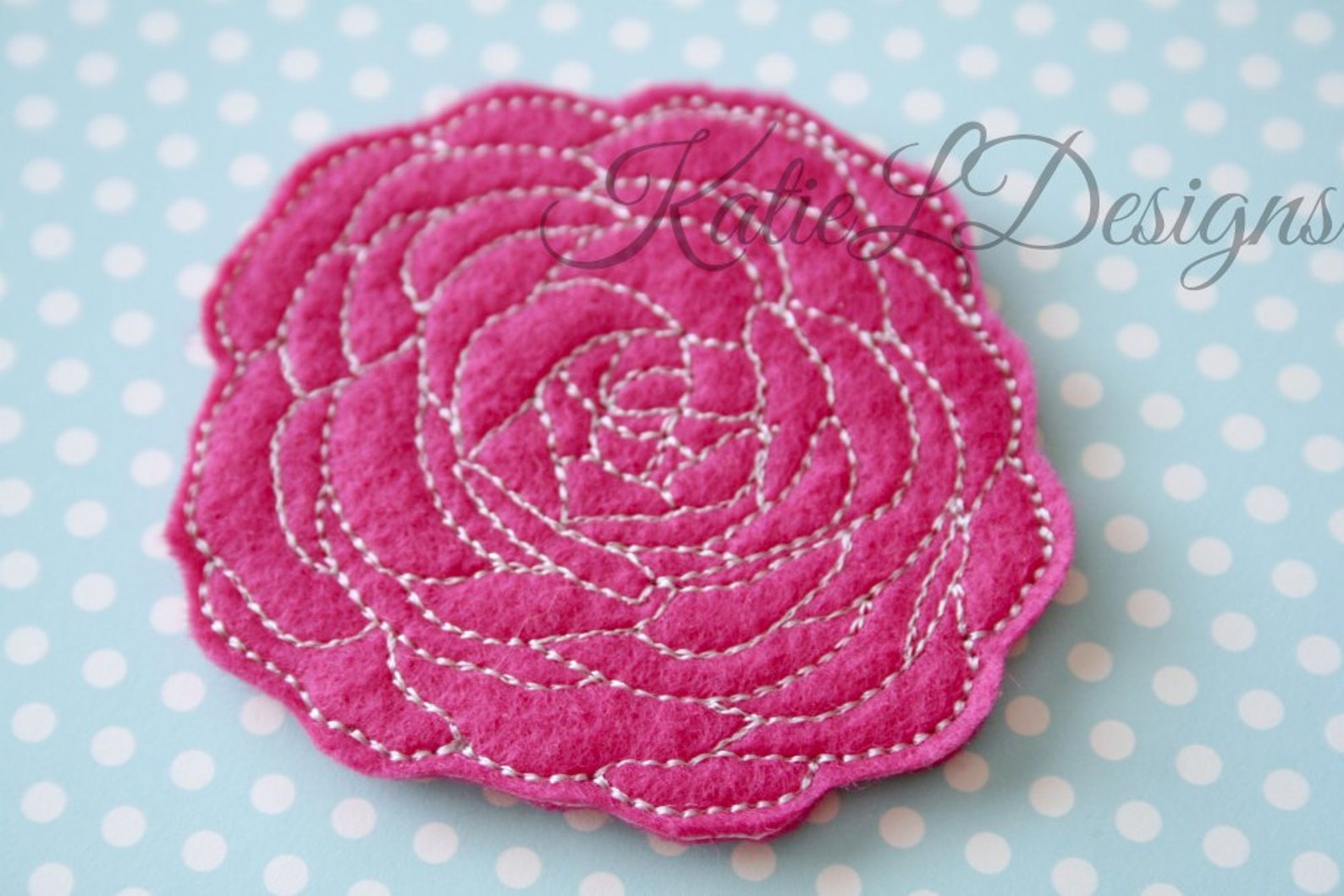 ITH Ranunculus Feltie Machine Embroidery Design Pattern - Etsy