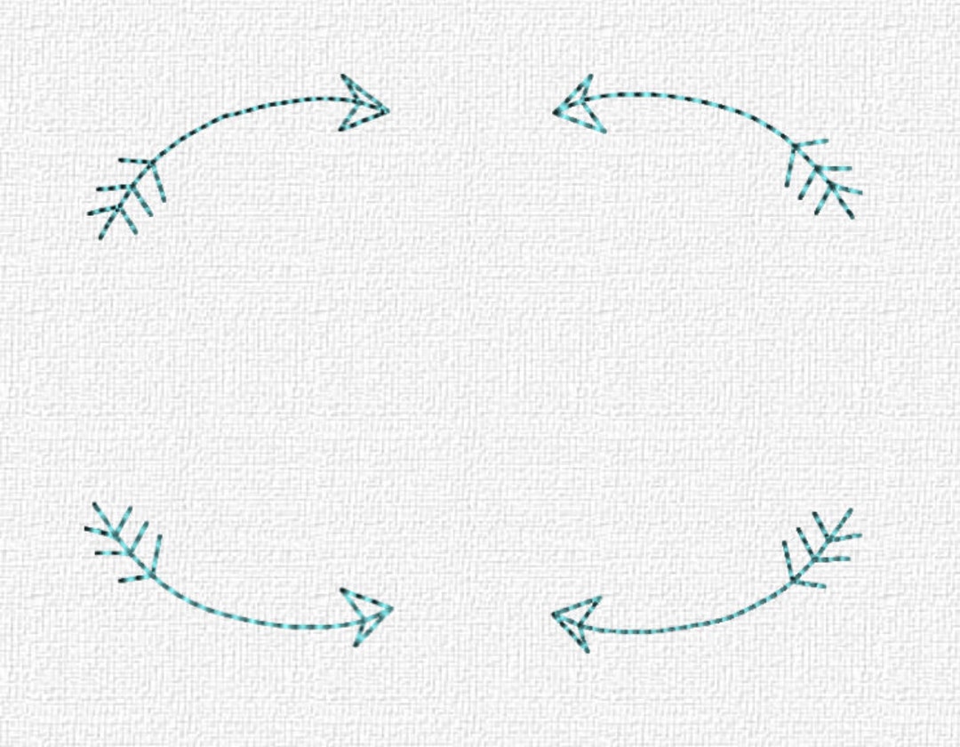 Arrow Border Redwork Machine Embroidery Design Pattern Digital Download ...
