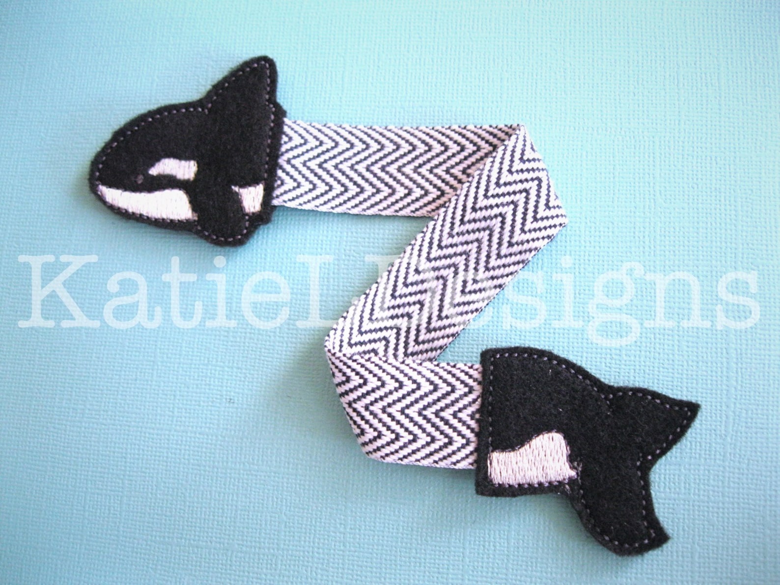 ITH Orca Bookmark Machine Embroidery Design Pattern Download - Etsy