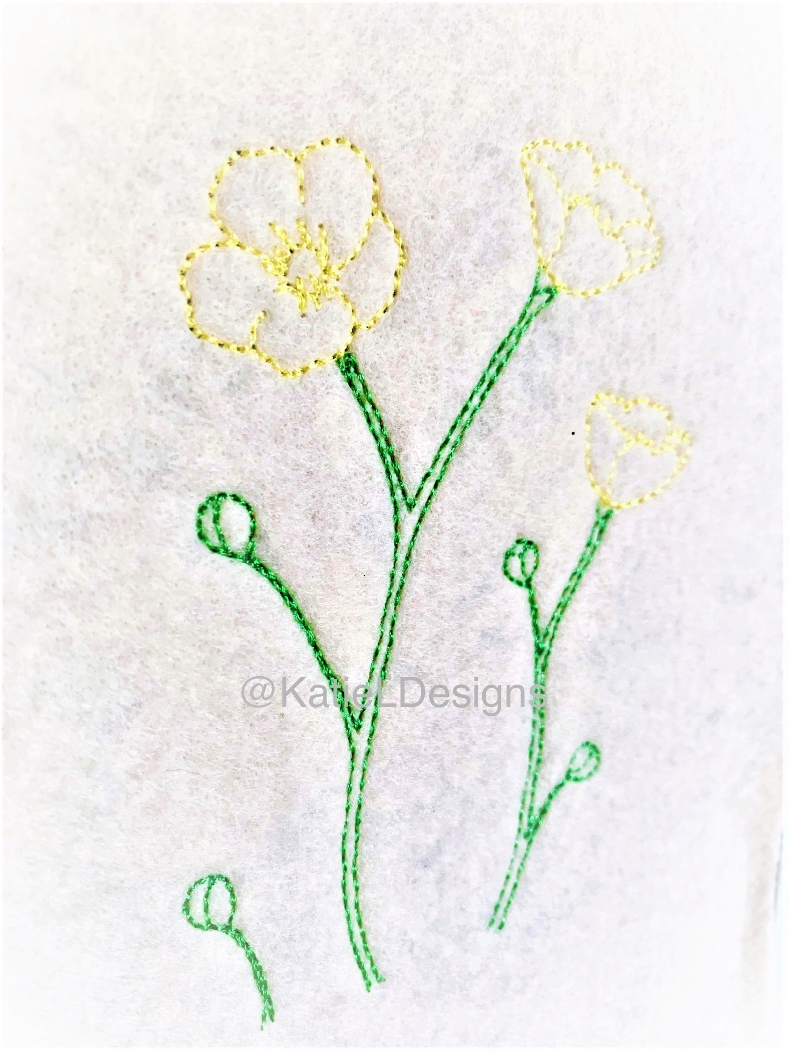 Redwork Buttercup Machine Embroidery Design Pattern Download - Etsy ...