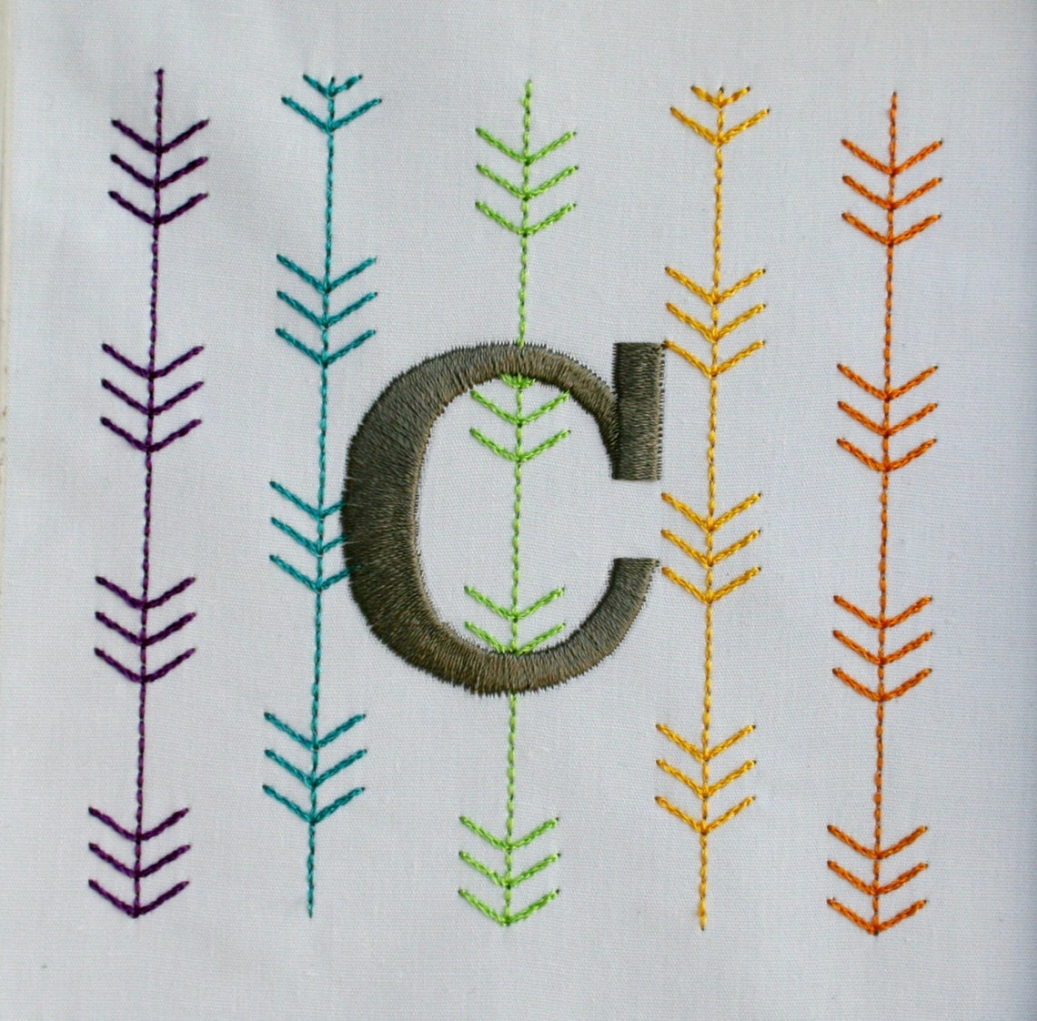 Chevron Background Machine Embroidery Design Pattern Download | Etsy